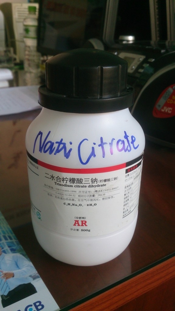 Natri citrate (AR) - Vật Tư KHKT Bách Khoa